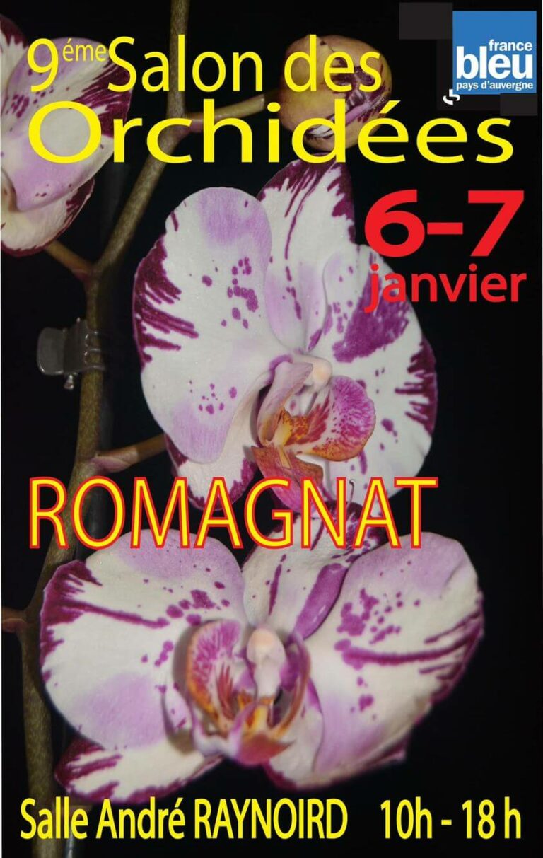 Salon des Orchidées à Romagnat (63) – 6 et 7 janvier 2024 | F.F.O. - Fédération France Orchidées